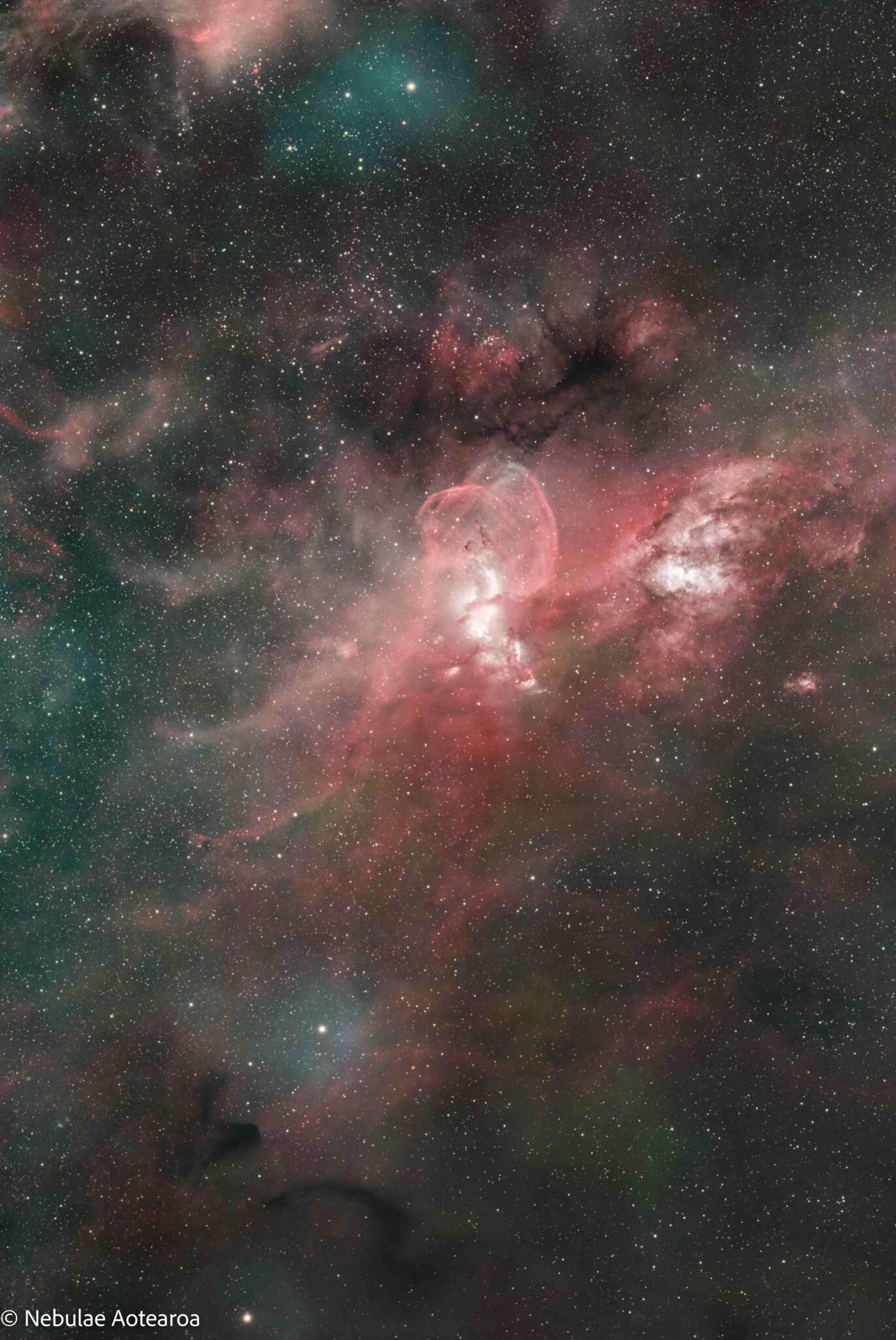 NGC3576 – Statue of Liberty Nebula – Nebulae Aotearoa